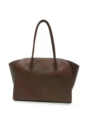 THE ROW 14 Marlo Leather Tote Bag - Brown