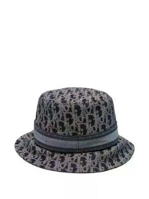Dior Oblique Logo-band Bucket Hat
