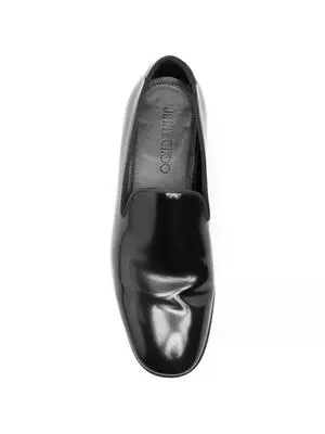 JIMMY CHOO Thame Round-toe Loafers