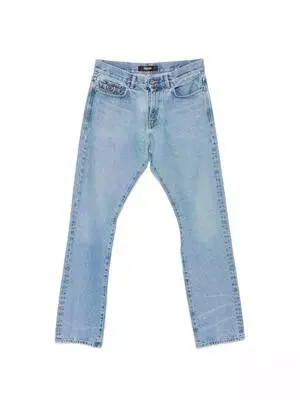 Versace Medusa Biggie Straight-leg Jeans - Blue