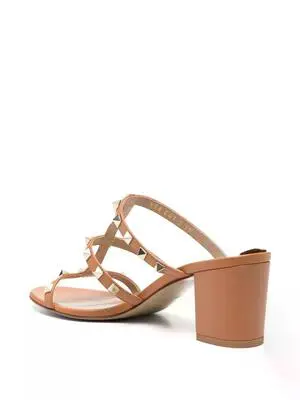 Valentino Garavani Rockstud Leather Heeled Sandals