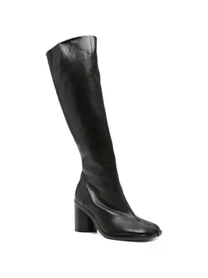 MAISON MARGIELA Tabi Leather Knee-high Boots