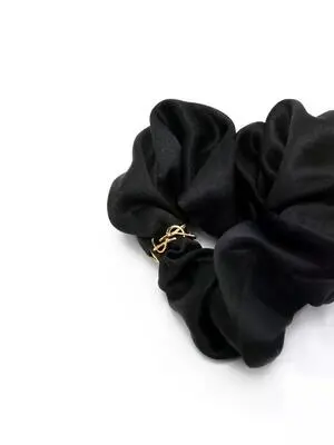Saint Laurent Cassandre Silk Scrunchie