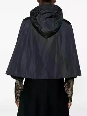 Moncler Hooded Logo-patch Cape
