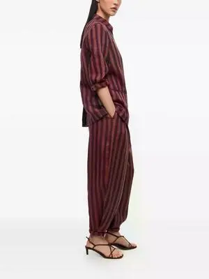 12 STOREEZ Sorbet Striped Linen Trousers