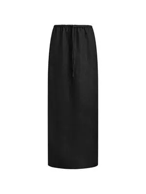 12 STOREEZ Bessette Drawstring-waist Maxi Skirt