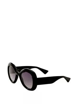 Moschino Geometric-frame Sunglasses - Black