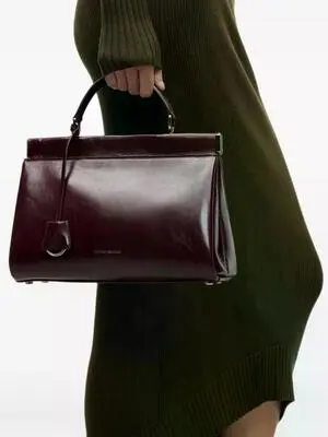 Victoria Beckham Sloane Frame 28 Leather Tote Bag