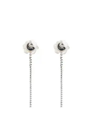 SELF-PORTRAIT Crystal Drop Earrings