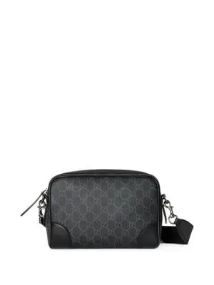 Gucci Gg Supreme Messenger Bag - Black