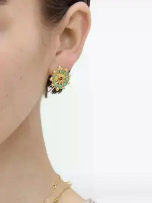 OTTOMAN HANDS Marigold Beaded Stud Earrings