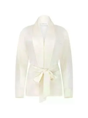 Victoria Beckham Alba Belted Blouse