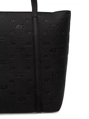 Armani Exchange Embossed Logo Tote Bag