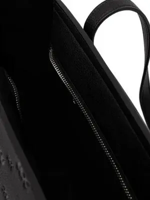 Armani Exchange Embossed Logo Tote Bag