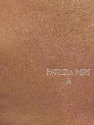 Patrizia Pepe Logo-print Calf Leather Tote Bag
