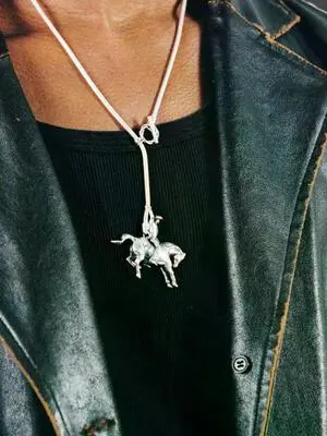 TWOJEYS Lazo Cowboy Lasso Necklace