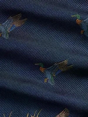 Polo Ralph Lauren Graduate Mallard Silk Neck Tie - Blue