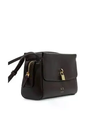 Armani Exchange Padlock-detail Cross Bodybag - Brown