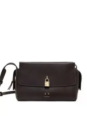 Armani Exchange Padlock-detail Cross Bodybag - Brown