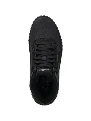 PUMA Carina 3.0 Mid Textured High-top Sneakers - Black