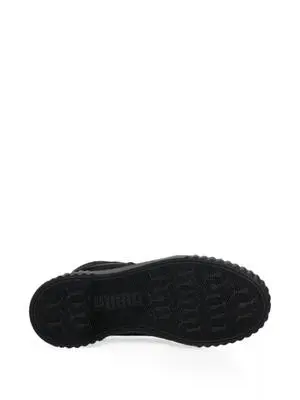 PUMA Carina 3.0 Mid Textured High-top Sneakers - Black