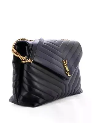 Saint Laurent Loulou Matelassé Chevron Leather Shoulder Bag