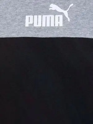 PUMA Logo-print Colour-block Hoodie