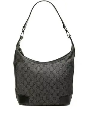 Gucci 2000-2015 Gg Denim Shoulder Bag