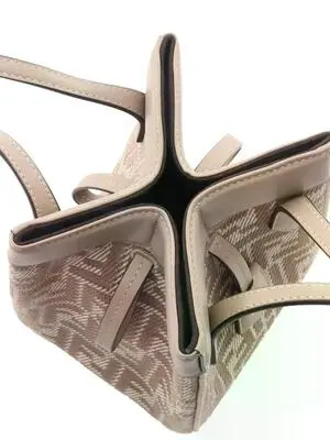 Fendi 2010-2026 Mini Ff Denim Origami Shoulder Bag
