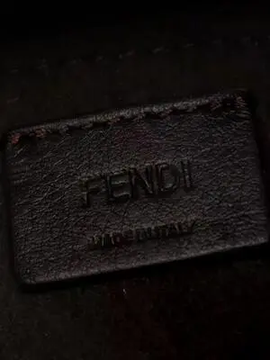Fendi 2010-2026 Mini Ff Denim Origami Shoulder Bag