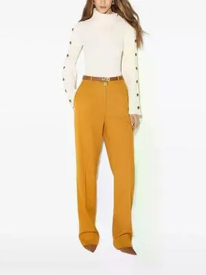 Elisabetta Franchi Knit Pullover With Jewel Buttons - Neutrals