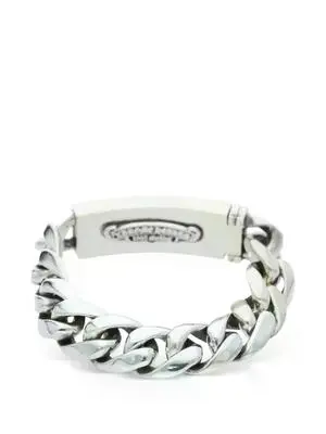 Chrome Hearts Sterling Dagger Id Classic Link Bracelet - Silver