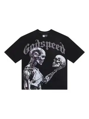 GODSPEED Mankind Vs Ai Iii Graphic-print T-shirt - Black