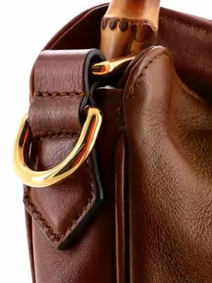 Gucci Diana Nm Bamboo Leather Small Tote Bag - Brown