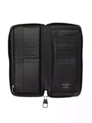 LOUIS VUITTON 2012 Taiga Zippy Vertical Wallet Long Wallets