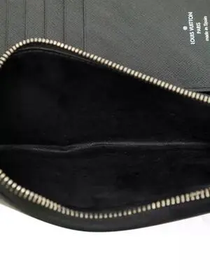 LOUIS VUITTON 2012 Taiga Zippy Vertical Wallet Long Wallets