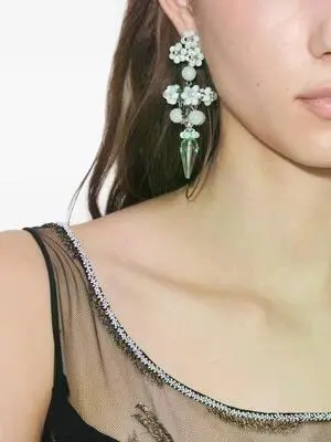Tory Burch Curiosity Beaded Linear Earrings