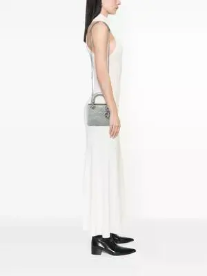 Dior Mini Lady Satchel - Silver