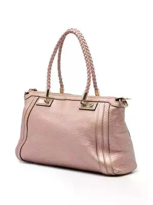 Gucci Metallic Pebbled Calfskin Bella Satchel