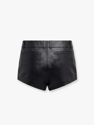 THE FRANKIE SHOP Loen Leather Shorts