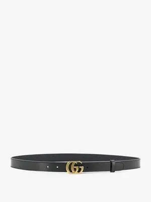 Gucci Cut Gg Marmont Leather Belt