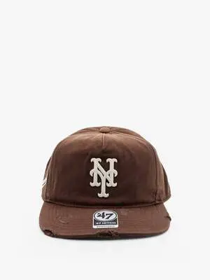 REPRESENT Cotton Cap With Embroidered Logo On The Front - Brown
