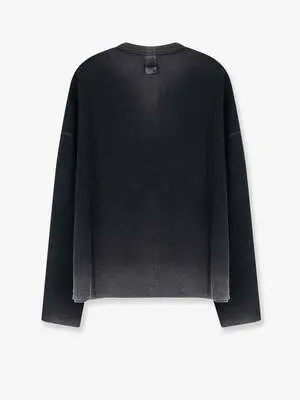 REPRESENT Cotton Henley Tshirt With A Washedout Effect