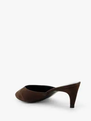 JUDE Suede Cave Mule Sandals