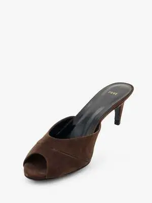 JUDE Suede Cave Mule Sandals
