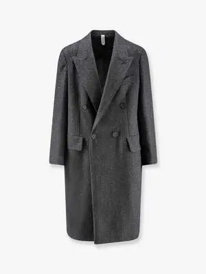 HEVO Martina Franca Wool Blend Coat - Grey