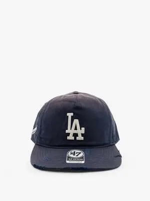 REPRESENT Cotton Hat With Embroidered Logo On The Front - Blue