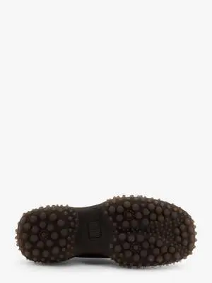 Miu Miu Leather Sabot With Embossed Logo