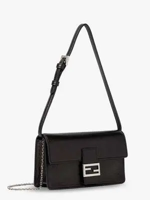 Fendi Wallet On Chain Tube Leather Crossbody Bag