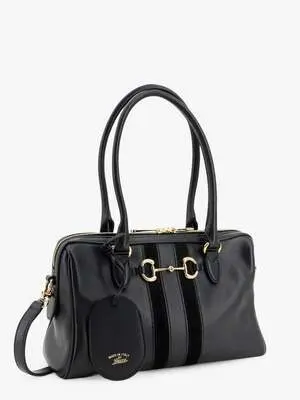 Gucci Leather Horsebit Bauletto Shoulder Bag